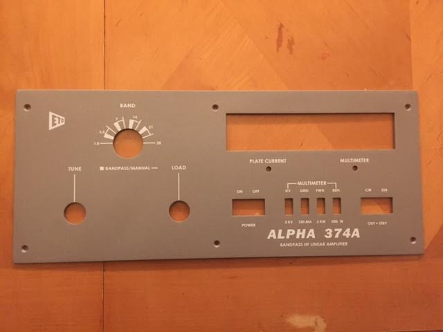 ALPHA 374A Front Panel – Island Amplifier